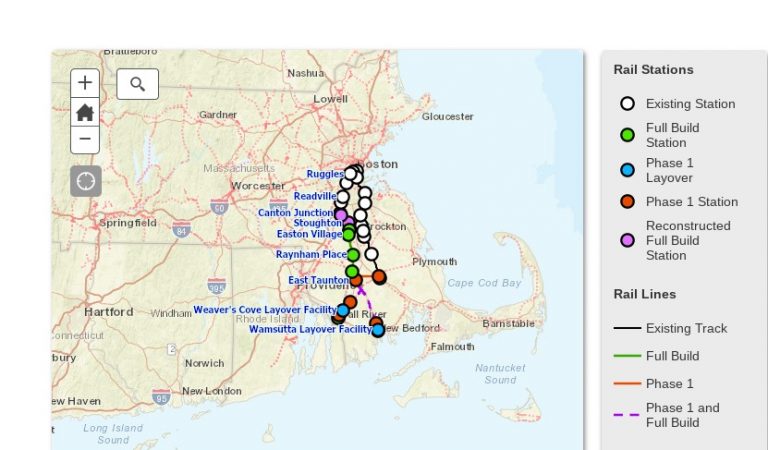 South Coast Rail introduces interactive map – Fall River Reporter