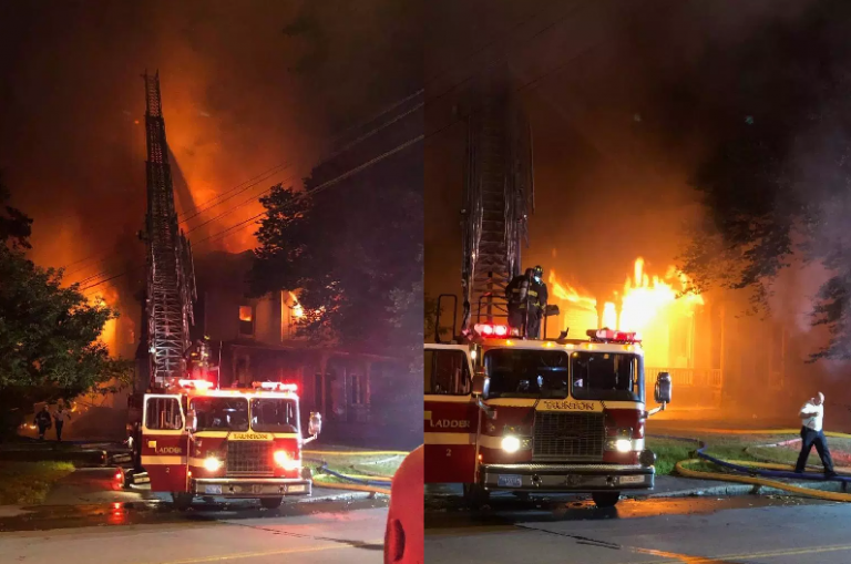 Firefighters rescue man in massive Taunton blaze – Fall River Reporter