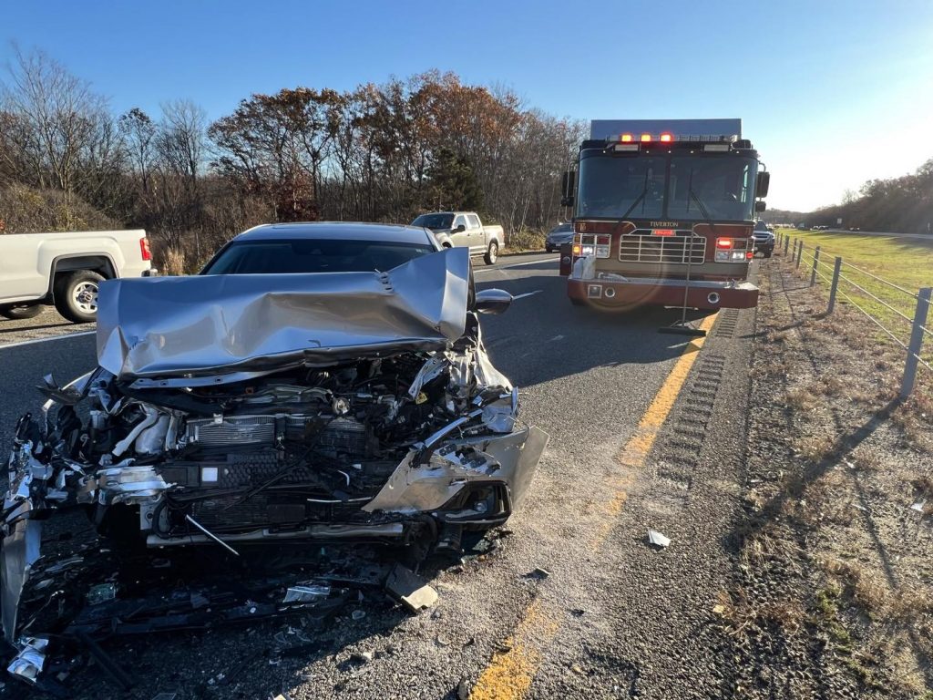Multiple people sent to the hospital after crash into construction ...
